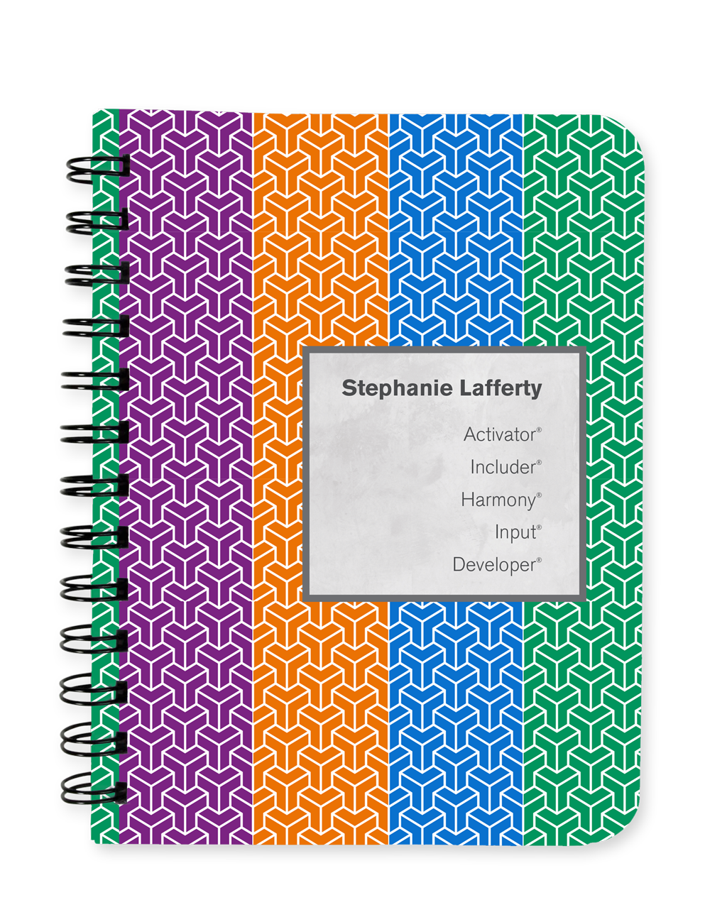 5x7 Wire-bound Journal (75 pages) – Custom Strengths Swag