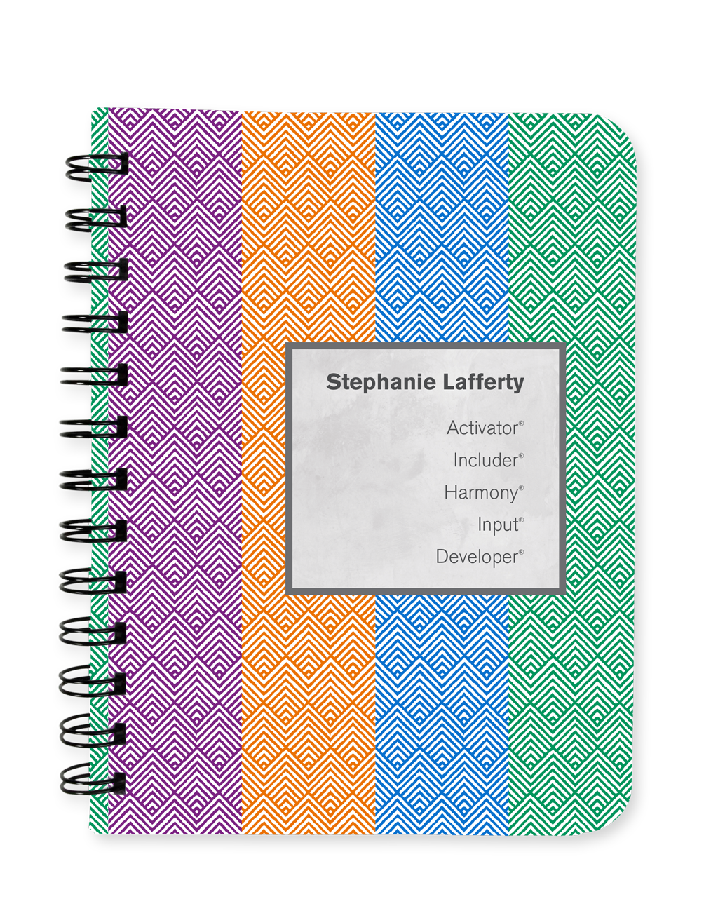 5x7 Wire-bound Journal (75 pages) – Custom Strengths Swag