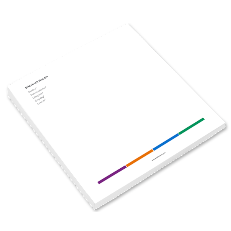 5 x 6 Note Pad (50 sheets) – Custom Strengths Swag